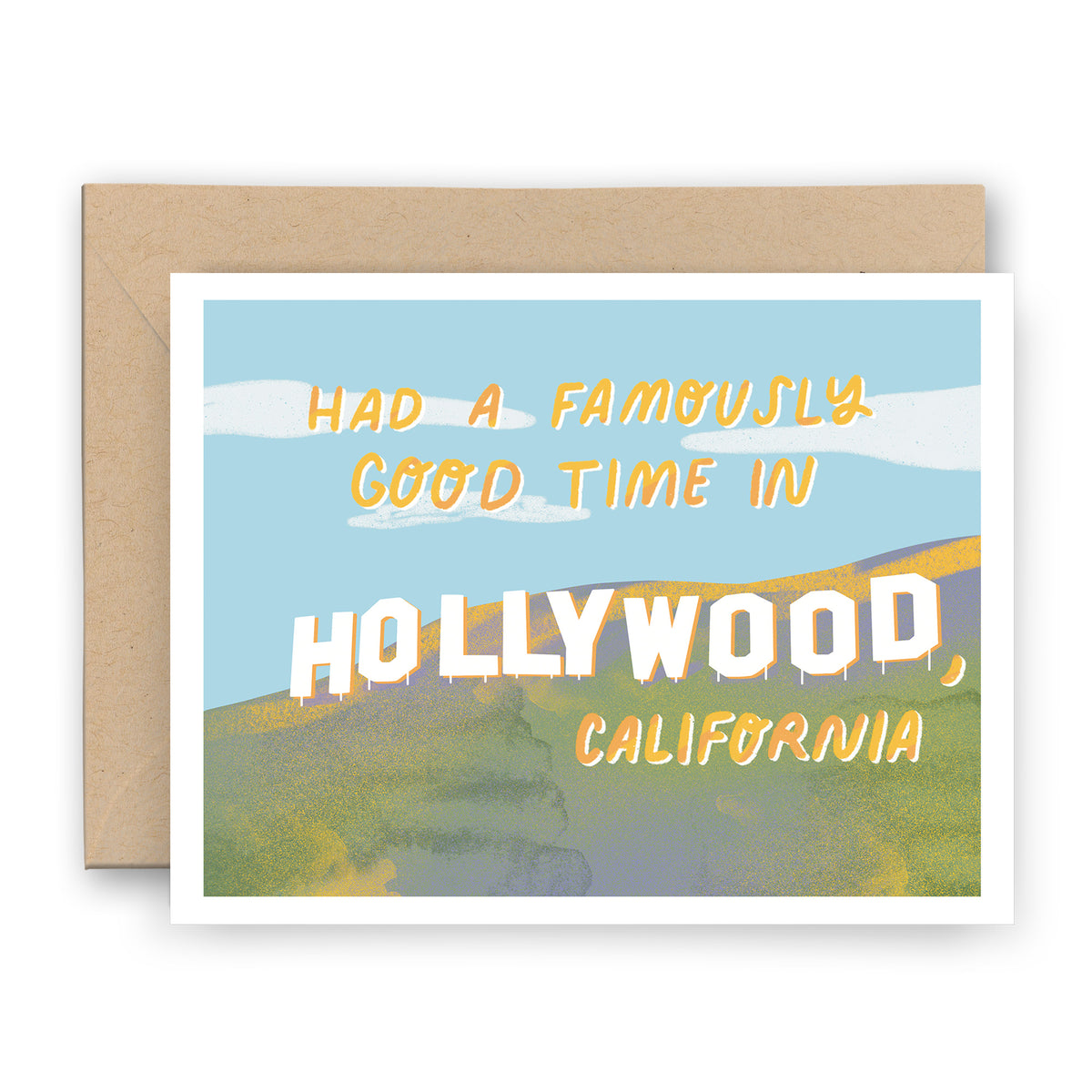Famously Good Time in Hollywood Card | California Series – Finch and ...