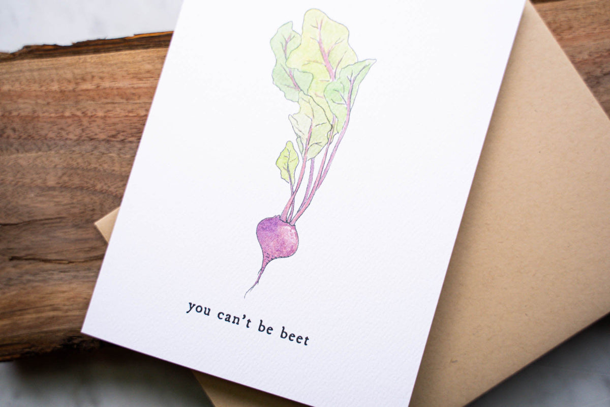 You Can't Be Beet Card – Finch and Flourish
