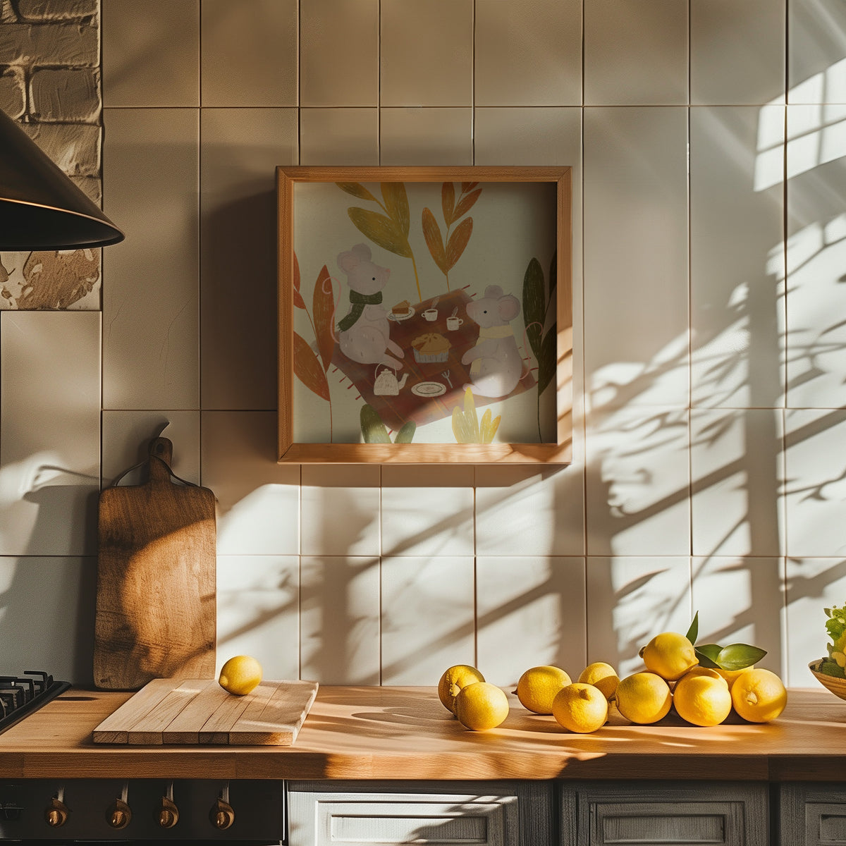 Mouse Tea Party Art Print – Finch and Flourish